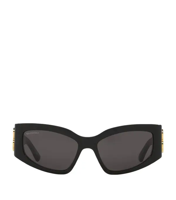 Balenciaga Injected Bb0321s Sunglasses - Black