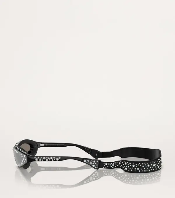SWAROVSKI Acetate Sk6024 Sunglasses - Black