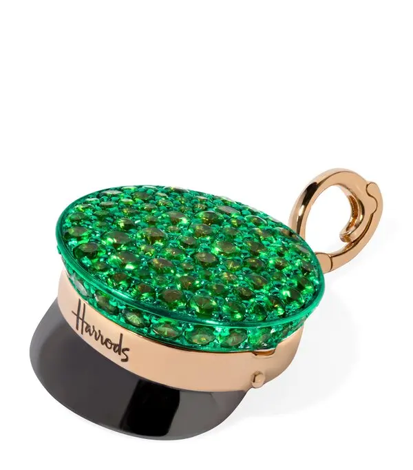Annoushka X Yellow And Tsavorite Doorman's Cap Locket Charm - Gold