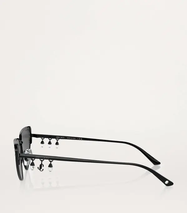 JIMMY CHOO Metal Jc4001b Sunglasses - Black