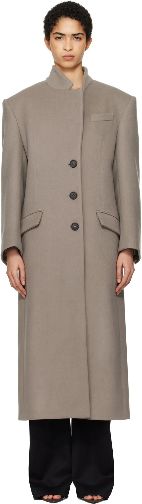 Attico - The Attico Long Melton Coat