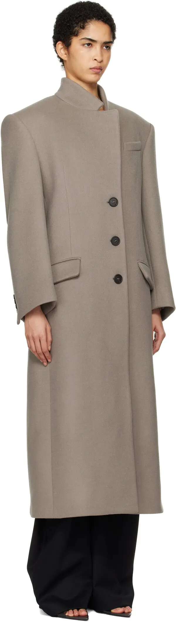 Attico - The Attico Long Melton Coat