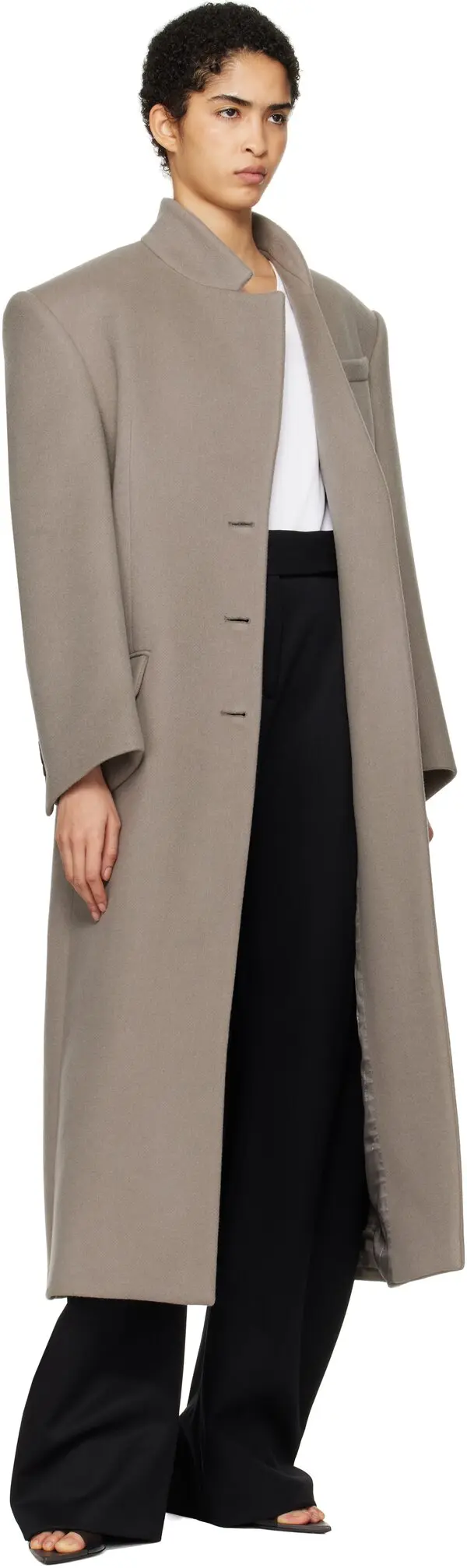 Attico - The Attico Long Melton Coat