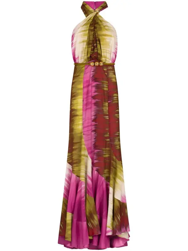 Silvia Tcherassi Raisa Gown - Purple