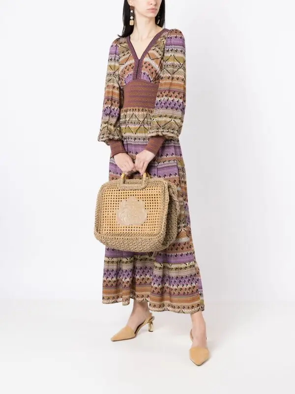 ISLA Woven-wicker Design Tote