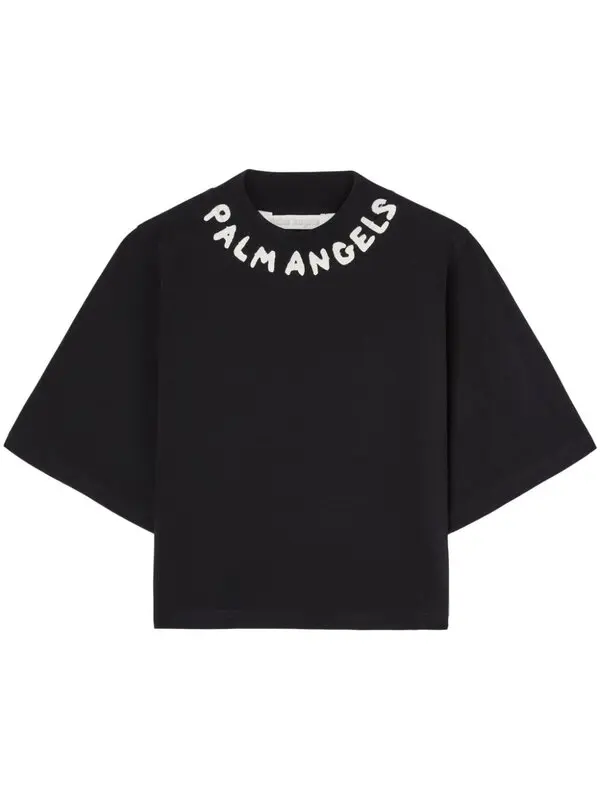 Palm Angels Seasonal Logo T-shirt - Black