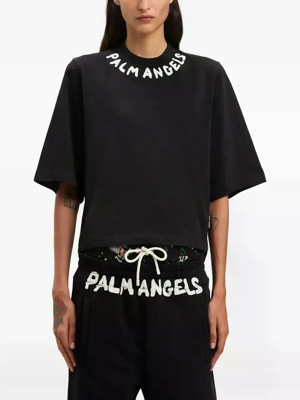 Palm Angels Seasonal Logo T-shirt - Black