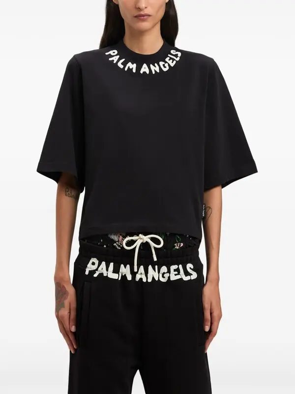 Palm Angels Seasonal Logo T-shirt - Black