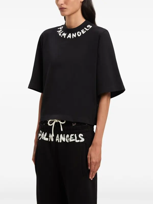 Palm Angels Seasonal Logo T-shirt - Black