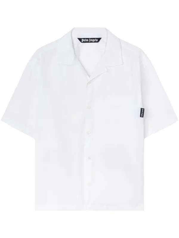 Palm Angels Curved-logo Classic Shirt