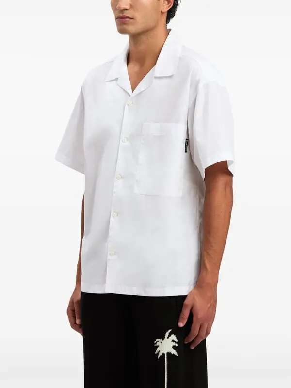 Palm Angels Curved-logo Classic Shirt