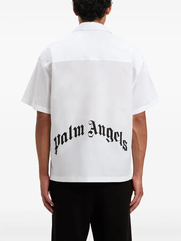 Palm Angels Curved-logo Classic Shirt