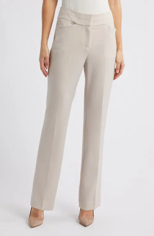 TAHARI ASL Twill Flare Pants