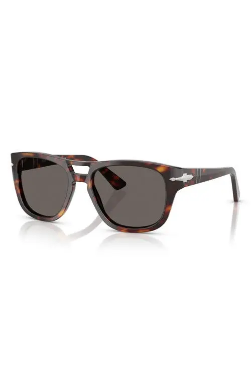 Persol 55mm Square Sunglasses - Havana