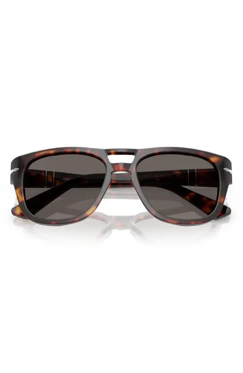 Persol 55mm Square Sunglasses - Havana