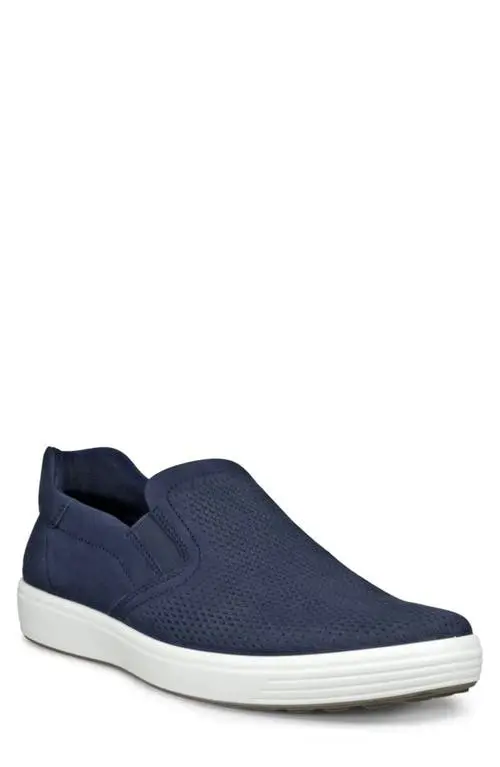 Ecco Soft 7 Slip-on Sneaker - Marine/ Marine