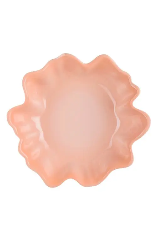 LE CREUSET Iris Stoneware Ruffle Serving Bowl - Peche