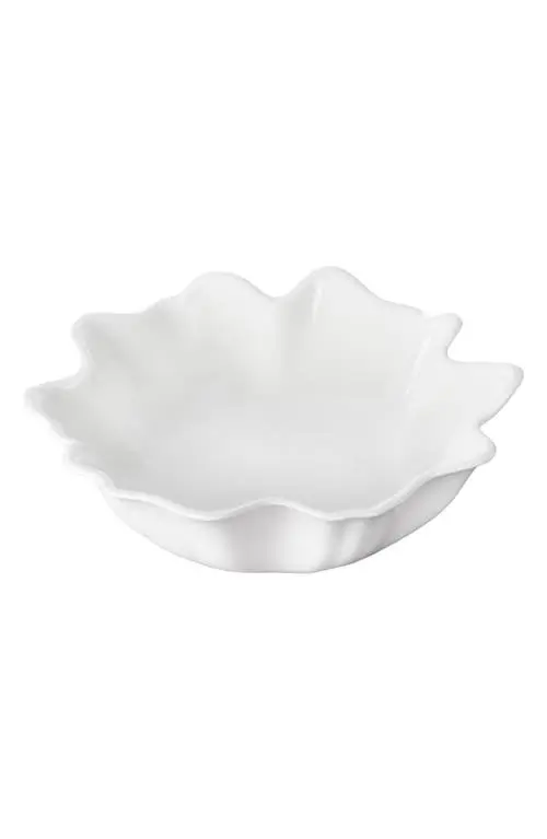 LE CREUSET Iris Stoneware Ruffle Serving Bowl - White