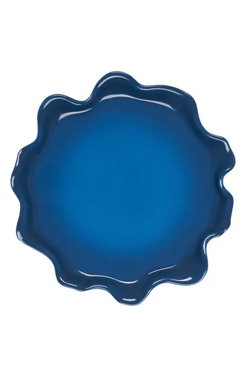 LE CREUSET Iris Stoneware Ruffle Platter - Marseille