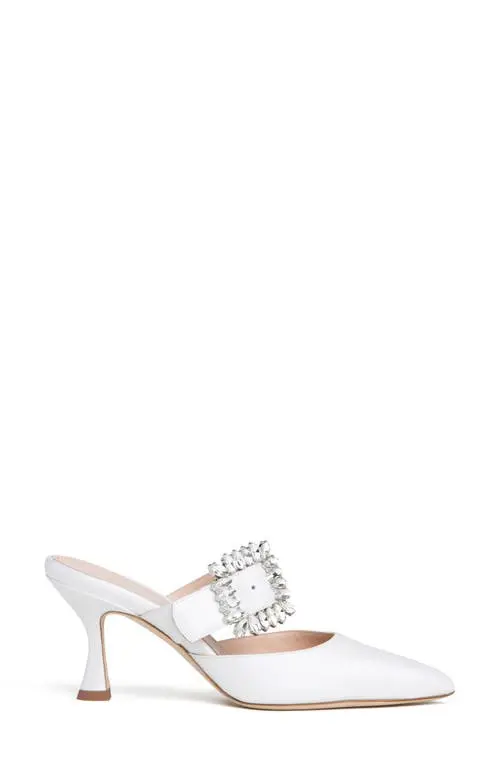 BEAUTIISOLES Georgina Pointed Toe Mule - Off White