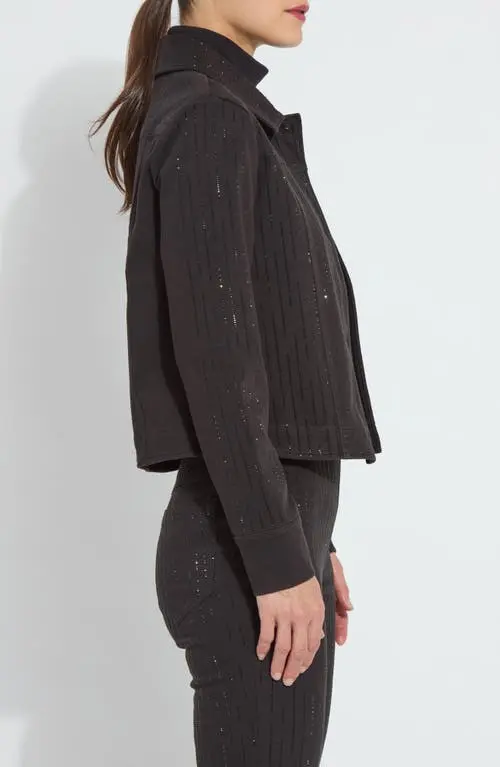 Lyssé Nala Beaded Denim Trucker Jacket