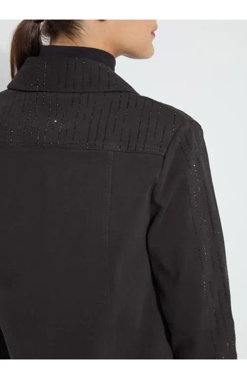 Lyssé Nala Beaded Denim Trucker Jacket