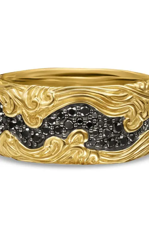 David Yurman Waves Pavé Band Ring