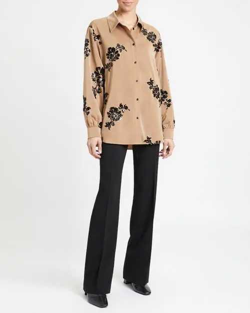 Santorelli Carmen Sequin Shirt