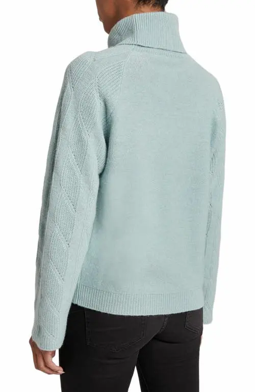 Santorelli Dana Cowl Neck Bell Sleeve Sweater
