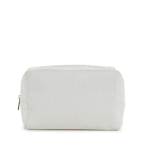 TRVL DESIGN Woven Cosmetic Pouch - White