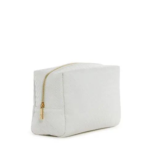 TRVL DESIGN Woven Cosmetic Pouch - White