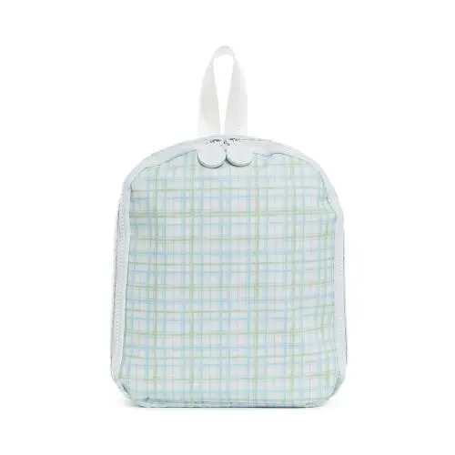 TRVL DESIGN Classic Plaid Lunch Bag - Green