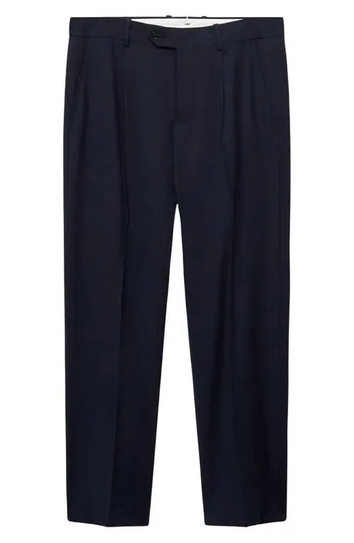 Mango Slim Fit Virgin Wool Dress Pants