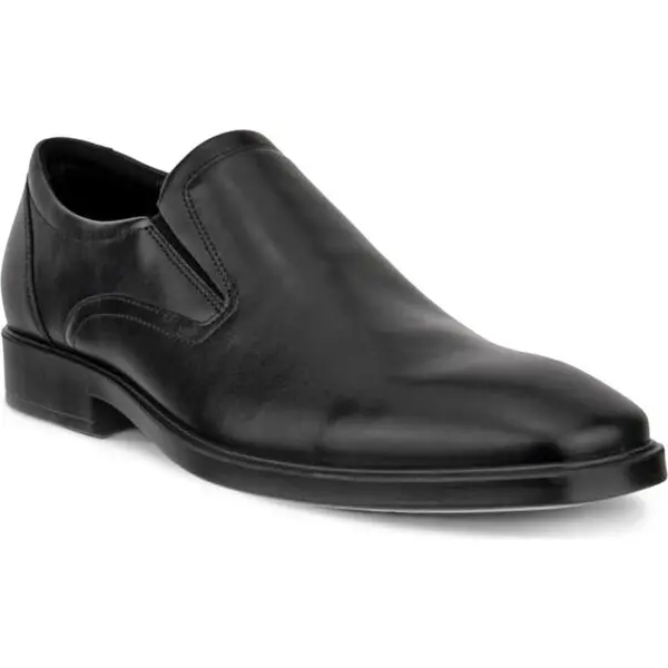 Ecco Metropole Milan Slip-on Loafer - 01001black
