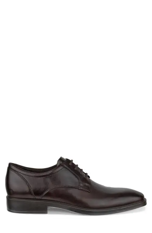 Ecco Metropole Milan Derby Lace Up - Cocoa Brown