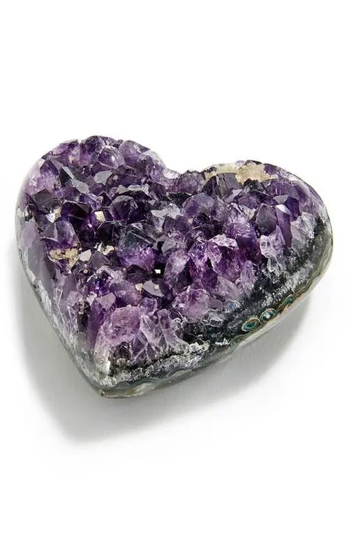 ANNA NEW YORK Extra Small Cuore Heart Decoration - Amethyst
