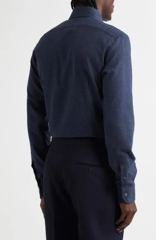 Thom Sweeney Cotton Flannel Button-down Shirt