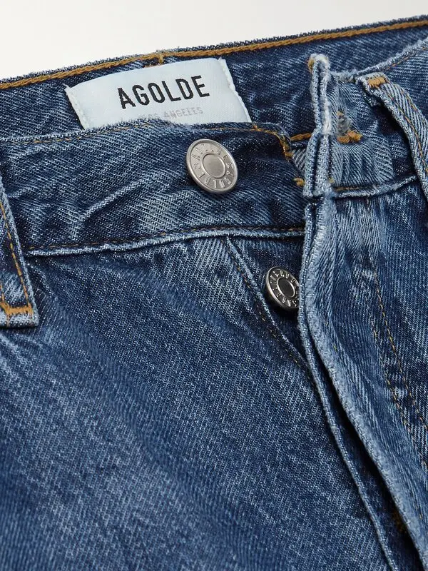 AGOLDE Ren High-rise Wide-leg Recycled Jeans - Blue
