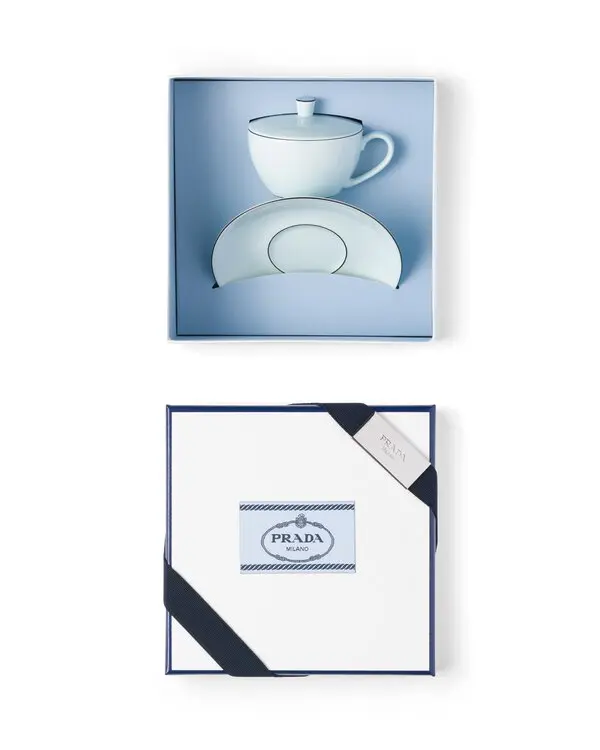 Prada Porcelain Cappuccino Cup Celadon