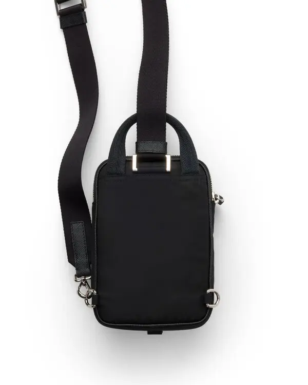 Prada Re-nylon And Saffiano Leather Smartphone Case