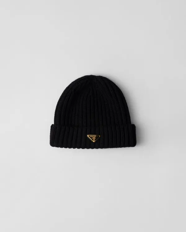 Prada Wool Beanie - Black
