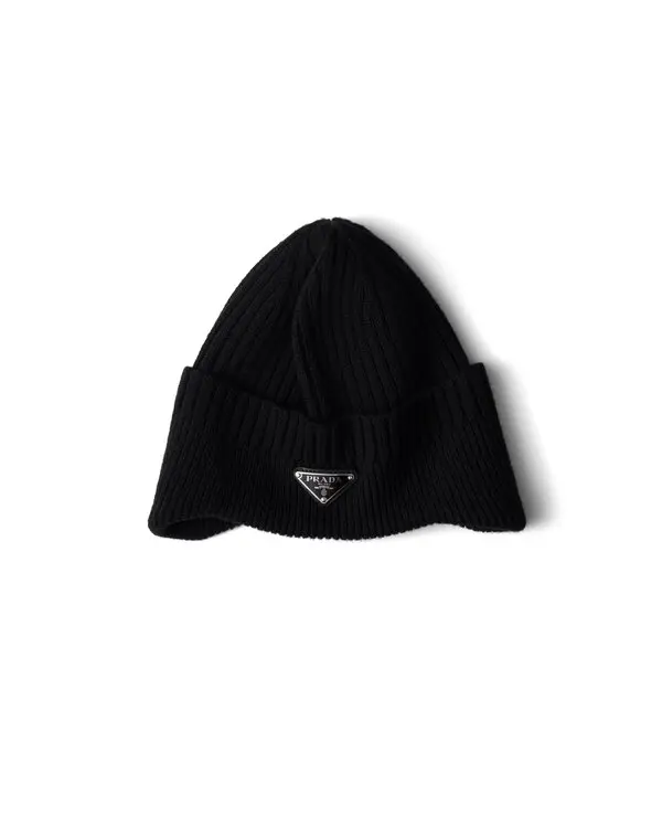 Prada Wool Beanie - Black