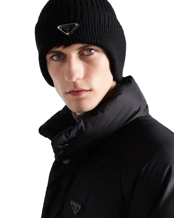 Prada Wool Beanie - Black