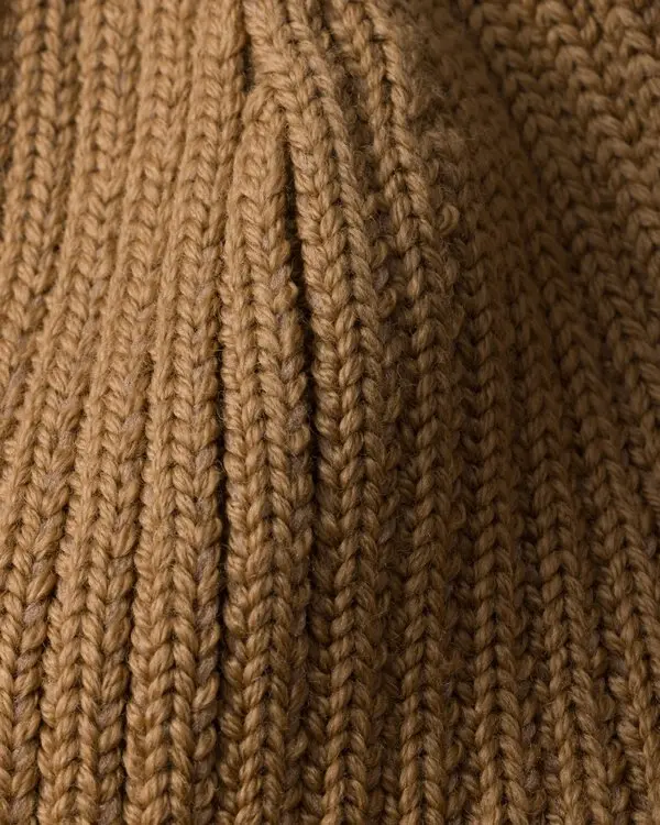 Prada Wool Beanie - Brown