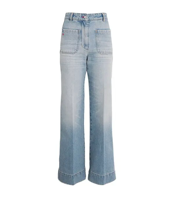 Victoria Beckham Tapered Alina Straight Jeans