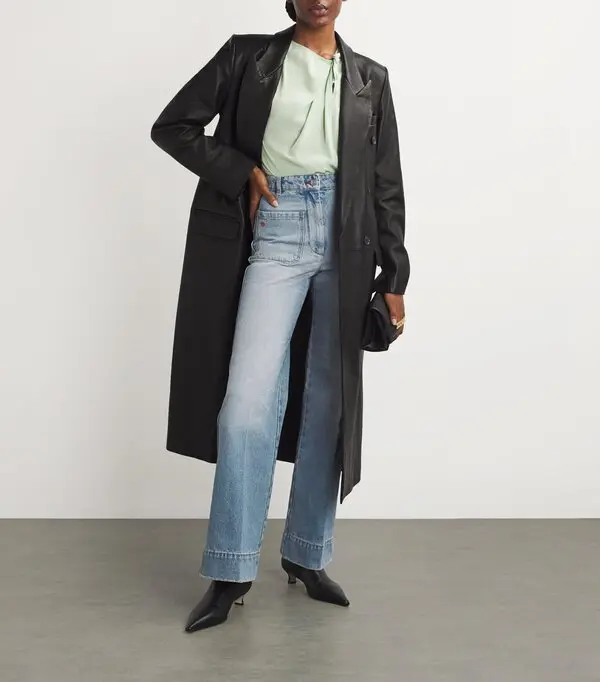 Victoria Beckham Tapered Alina Straight Jeans