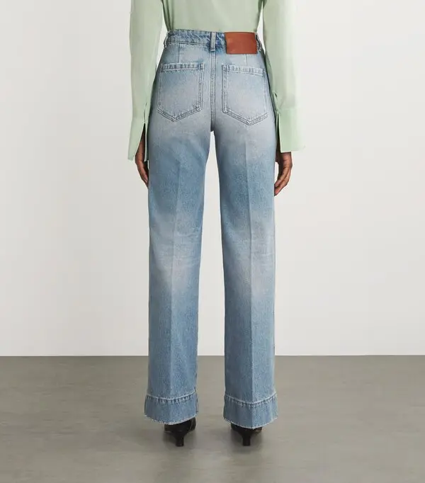 Victoria Beckham Tapered Alina Straight Jeans