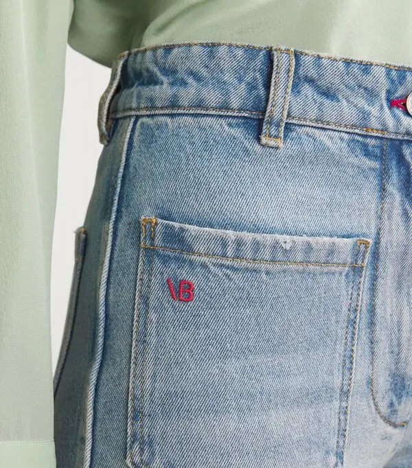 Victoria Beckham Tapered Alina Straight Jeans
