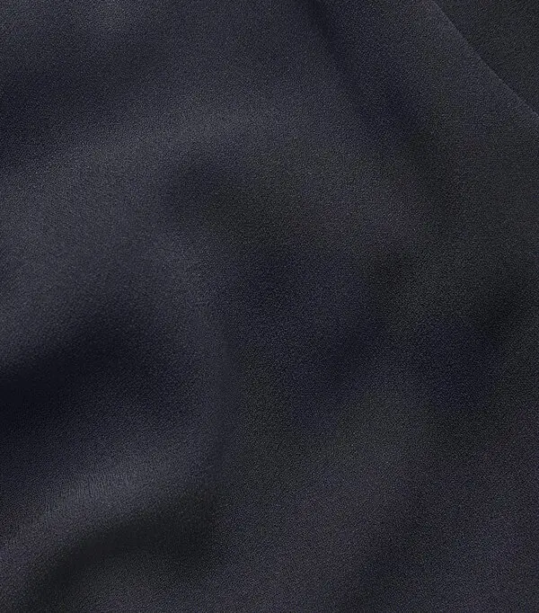 Vince Crepe High-waist Trousers - Navy