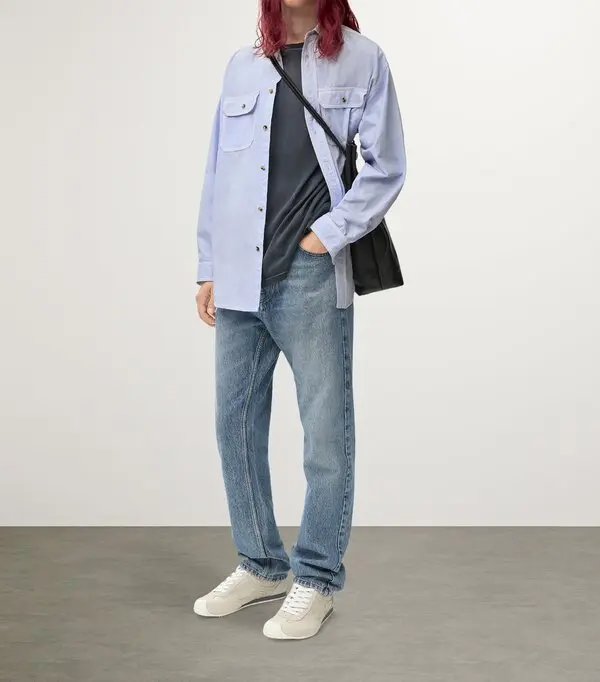 Loewe Cotton Embroidered Logo Shirt